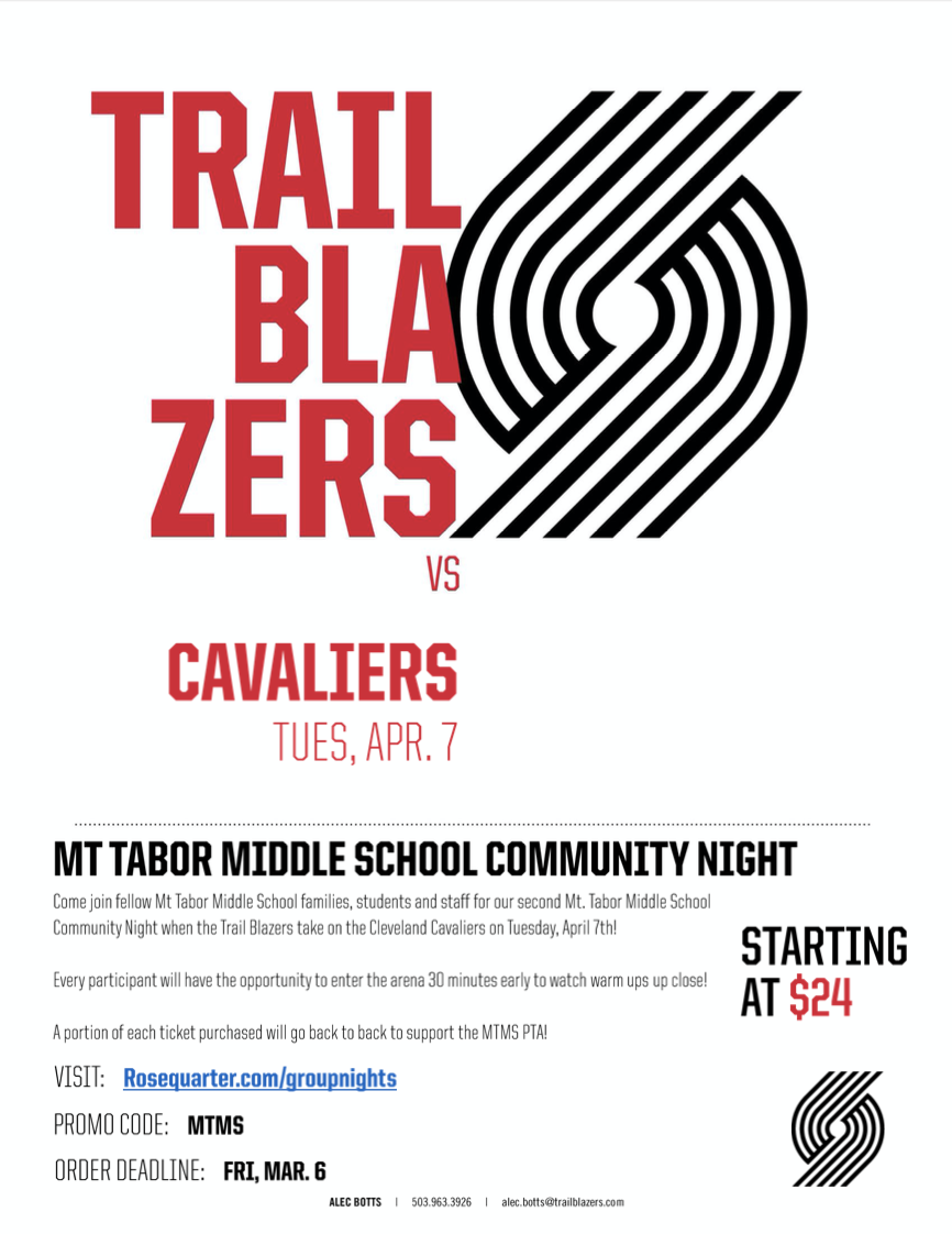 School closed until April 1st… – Mount Tabor Middle School PTA